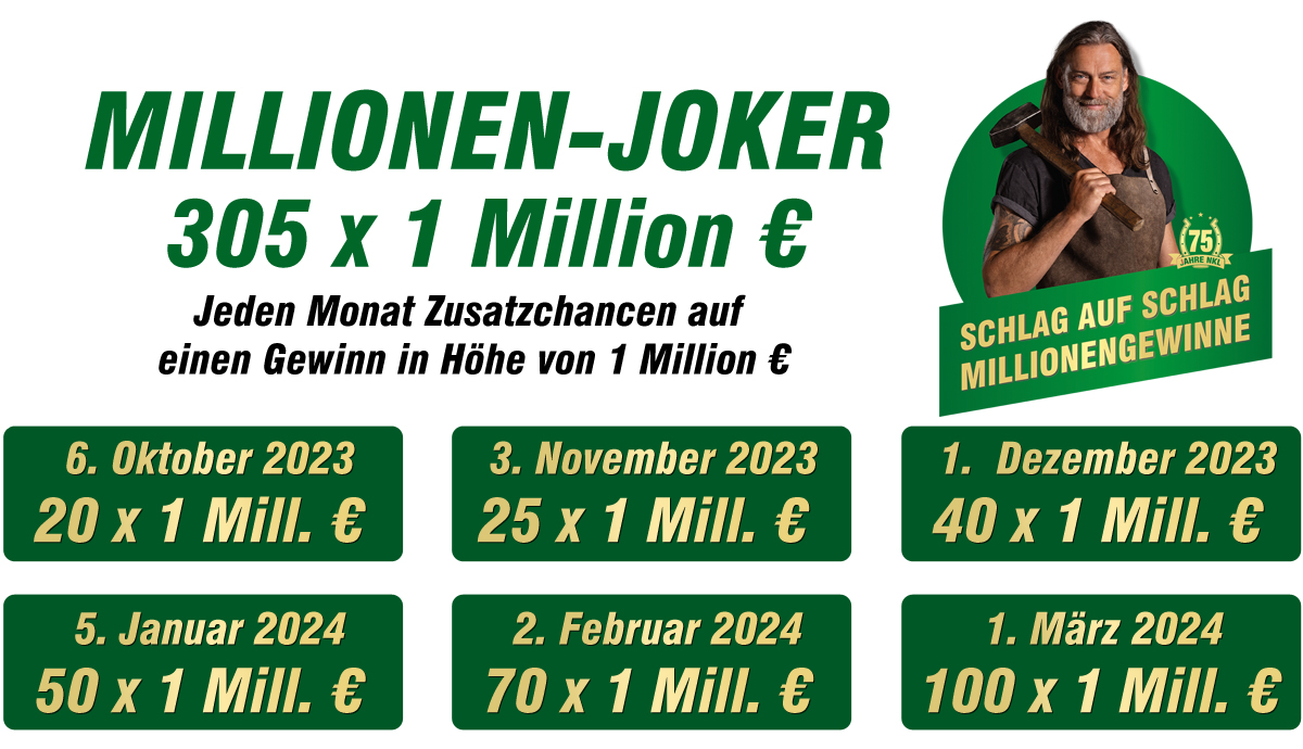 NKL-Millionen-Joker, die Spielergänzung zum NKL-Hauptspiel